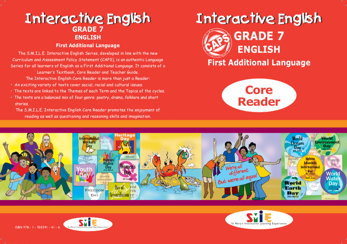 S.M.I.L.E Interactive English FAL Gr 7 Learner’s Book – Afro School Suppliers