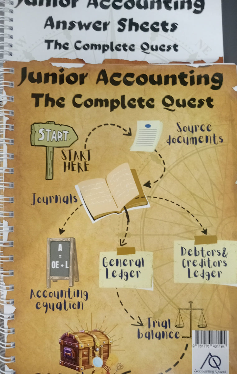Junior Accoutning The Complete Quest Gr 8&9 Learner-&Answer Book Set P ...